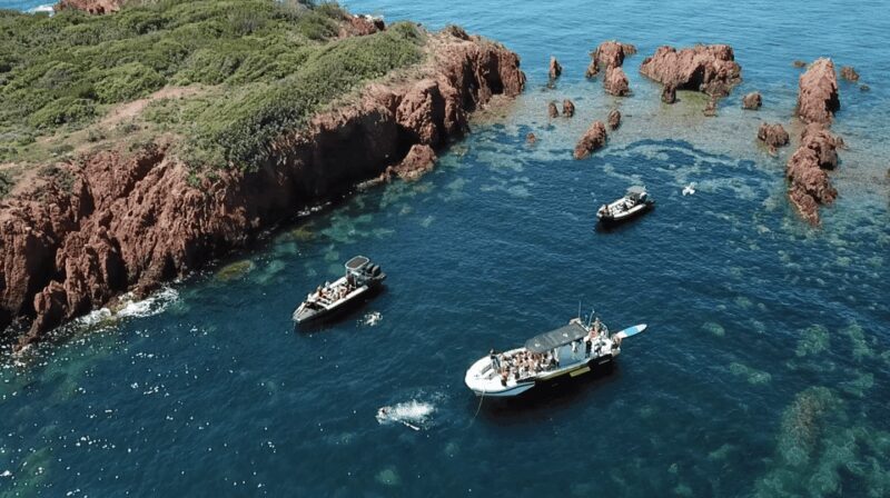 Fréjus: Sea and Creeks Boat Tour with Snorkeling and Drinks - An Overview of What to Expect
