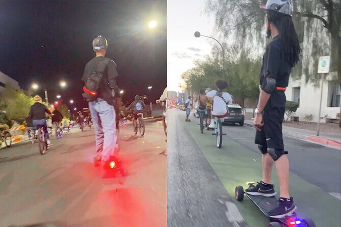 Fremont Street eBoard Wednesday Night Group Ride - Who Will Love This Experience?