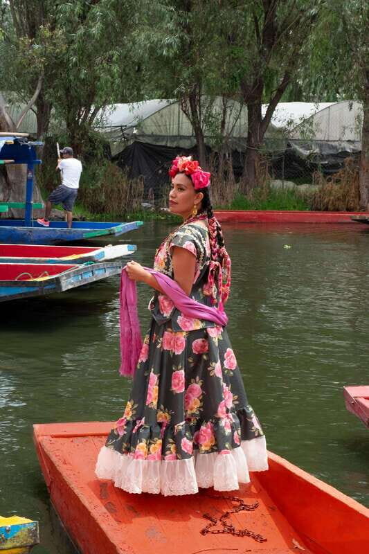 Frida for a day in Xochimilco - Ending Back at Dalia