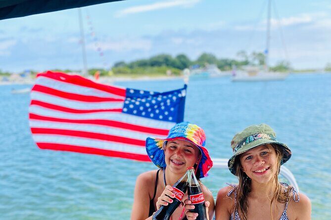 Frisky Mermaid Pontoon Boat Rentals in Pensacola Beach - Exploring Pensacola Bay from the Water