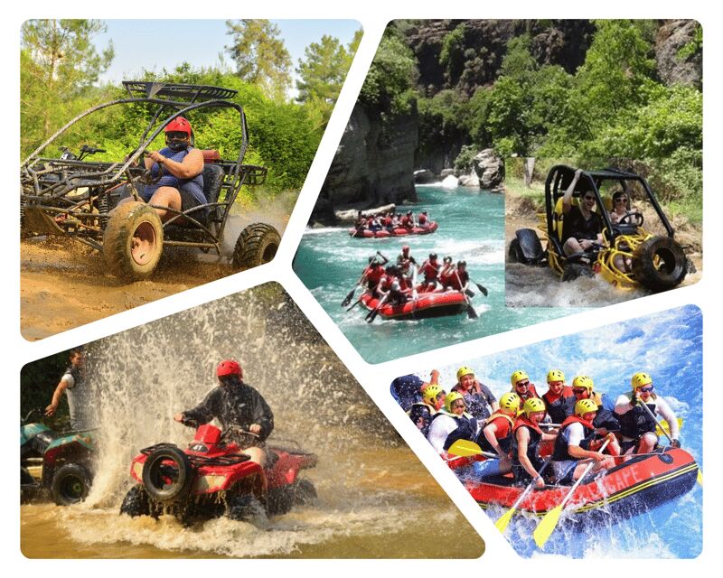From Alanya, Antalya, Kemer: Rafting And Buggy or Quad Tour - Key Points