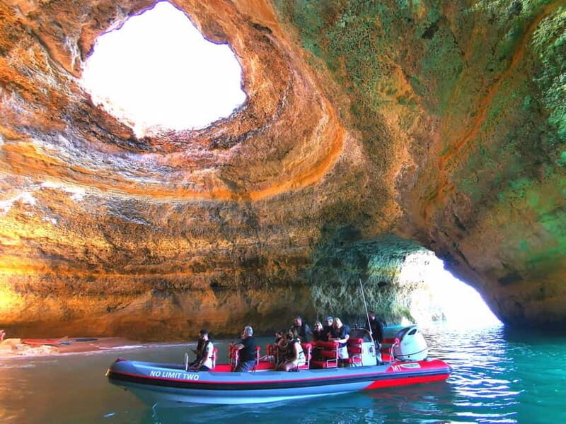 From Albufeira: Speedboat Day Trip with Benagil Caves Sunset - Key Points