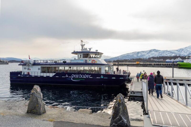 From Ålesund: Winter Fjord Cruise to Geirangerfjord - Food and Comfort