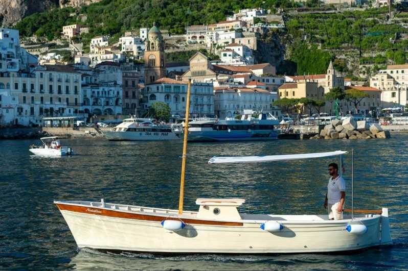 From Amalfi: Amalfi - Positano - Coast boat tour - The Experience of the Itinerary
