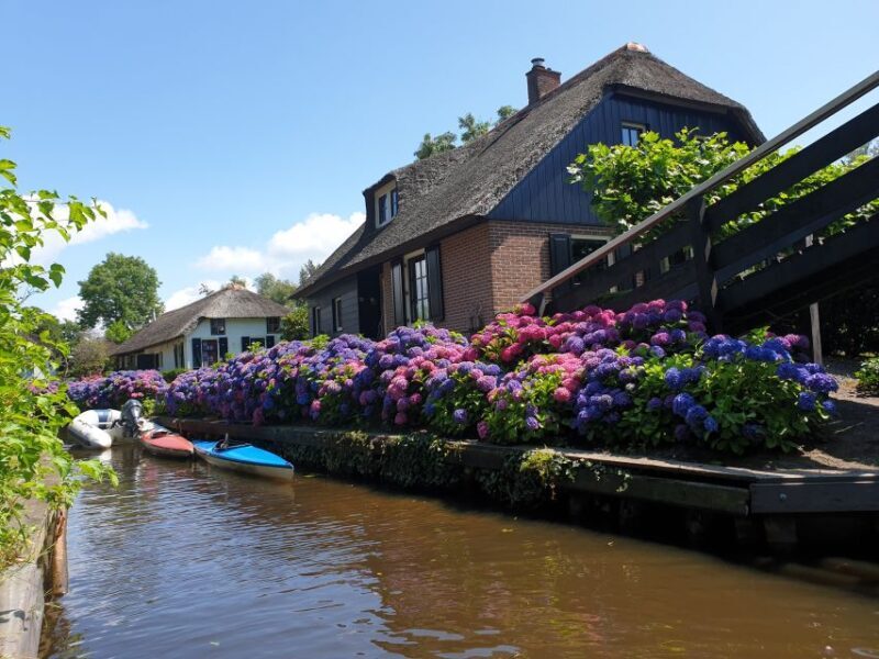 From Amsterdam: Giethoorn Day Trip with Small Electric Boat - Key Points