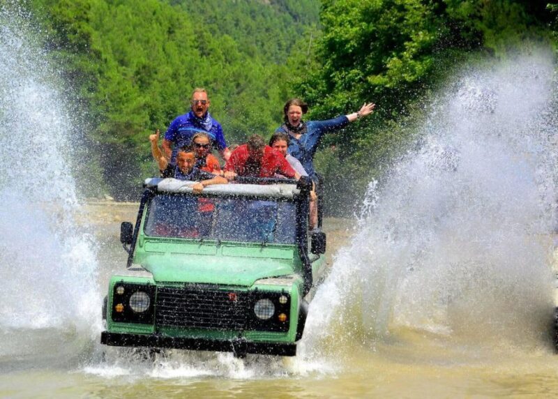 From Antalya: Full-Day Jeep Safari with Lunch and Transfer - Waterfall and Refreshing Waters