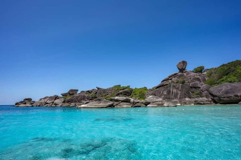 From Ao Nang: Similan Islands Boat Trip with Transfer & Food - Key Points