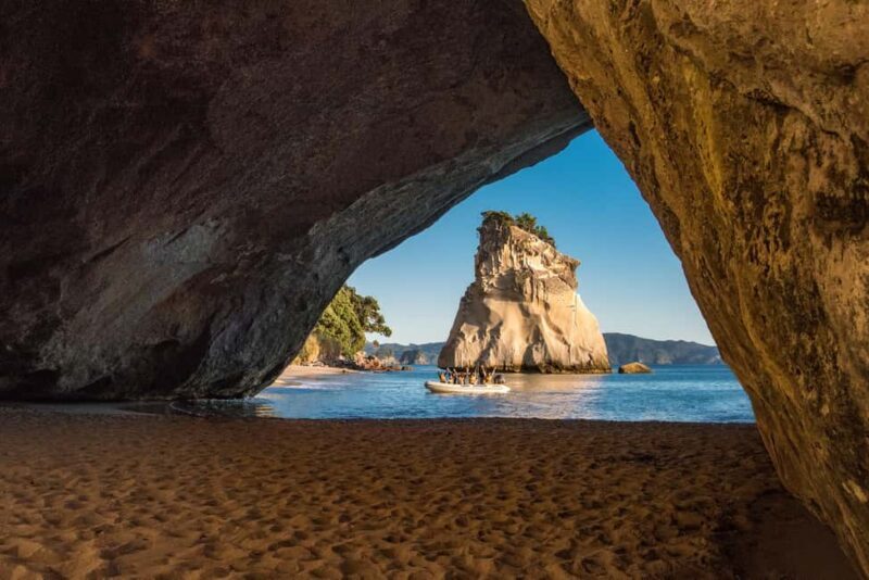 From Auckland: Cathedral Cove & Hot Water Beach Tour - Scenic Drive and Relaxed Return
