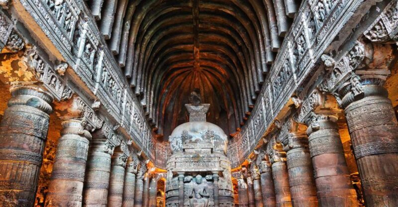 From Aurangabad: Private Ajanta & Ellora Caves Full-Day Tour - Key Points
