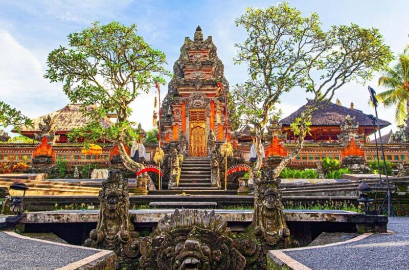 From Bali: Saraswati Temple, Monkey Forest, Ubud Waterfalls - Key Points