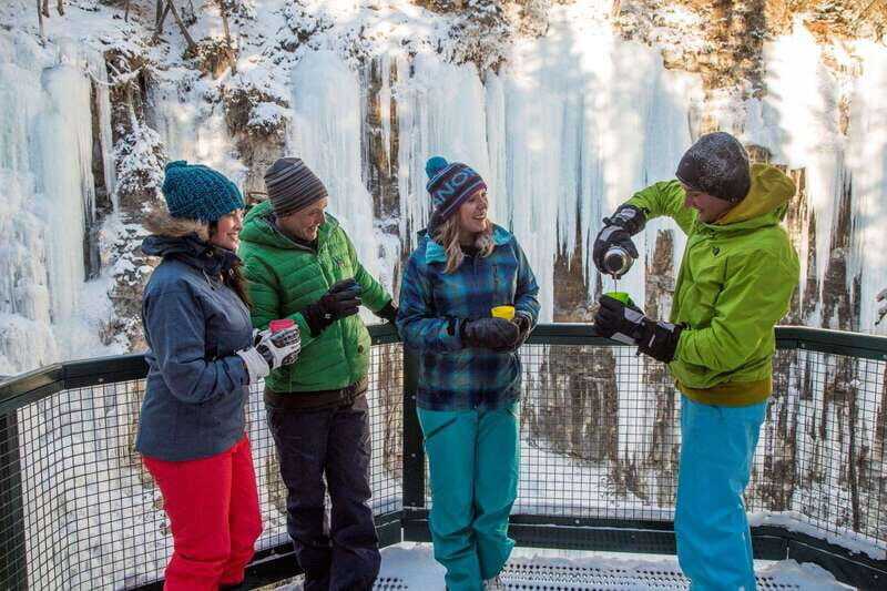 From Banff: Johnston Canyon Guided Icewalk - A Closer Look at the Johnston Canyon Icewalk