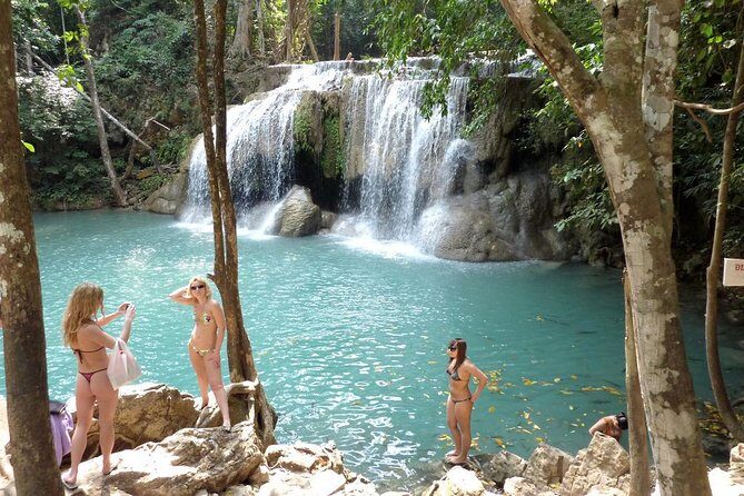 From Bangkok : Damneon Saduak Floating Market & Erawan Waterfall - Exploring the Itinerary in Detail