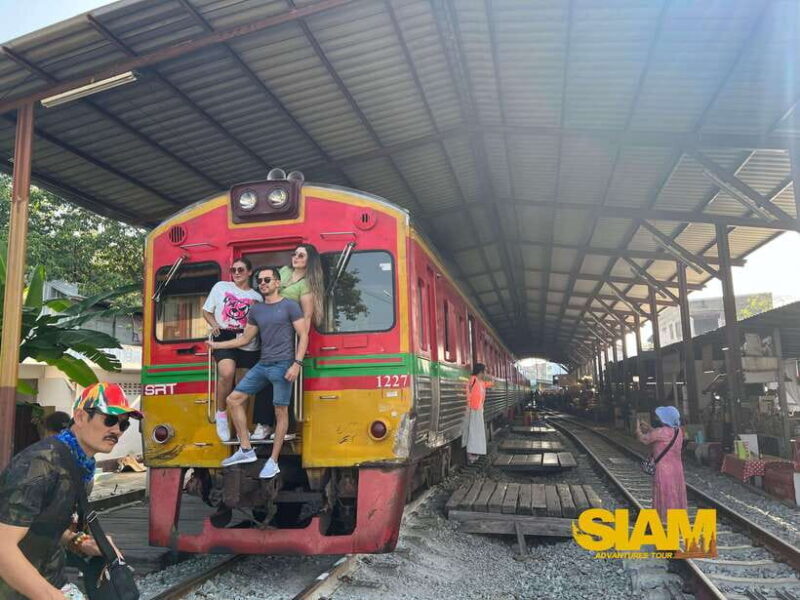 From Bangkok:Damnoen Floating Market and Railway Market Tour - Transportation and Practical Details
