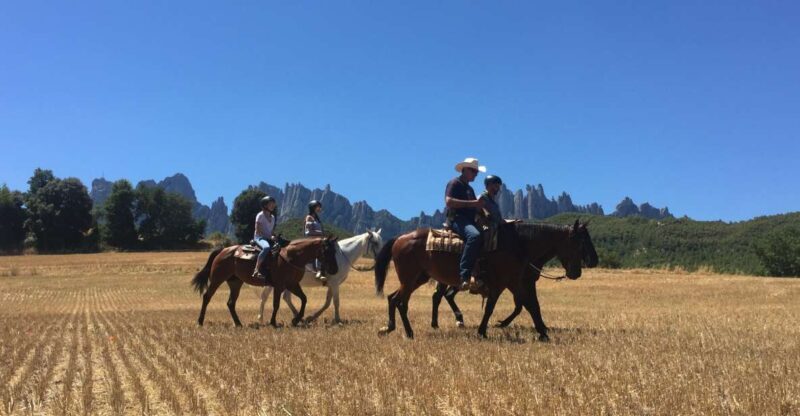 From Barcelona: Horseback Tour in Montserrat National Park - Key Points