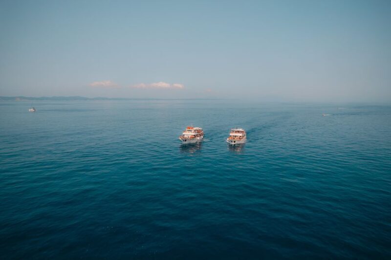 From Benitses/Lefkimmi: Blue Lagoon & Papanikolis Cruise - Discover the Blue Lagoon & Papanikolis Cave on a Corfu Boat Cruise