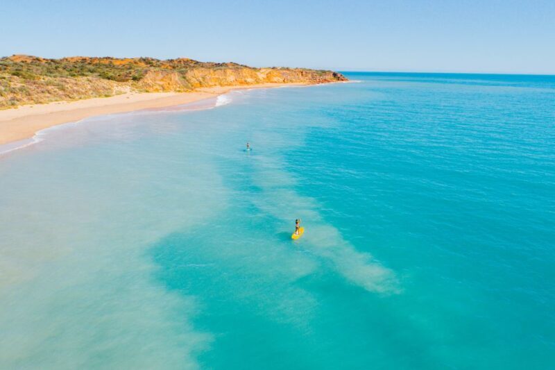 From Broome: Eco Beach Explorer Helicopter Flight with Lunch - Key Points