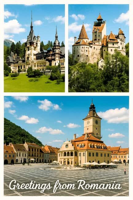 From Bucharest: Peles Castle, Bran Castle & Brasov Day Trip - Starting Point and Departure