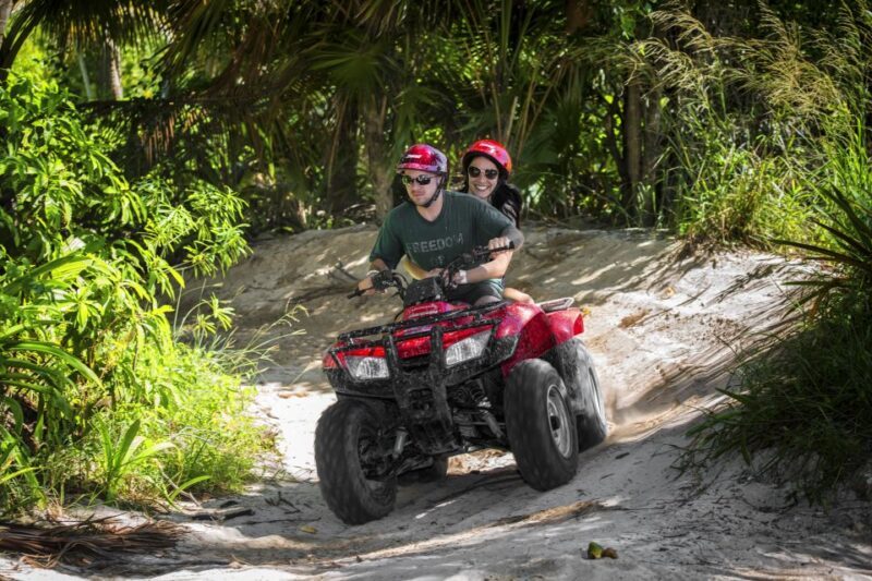 From Cancún: ATV Jungle Trail Adventure and Beach Club - FAQ