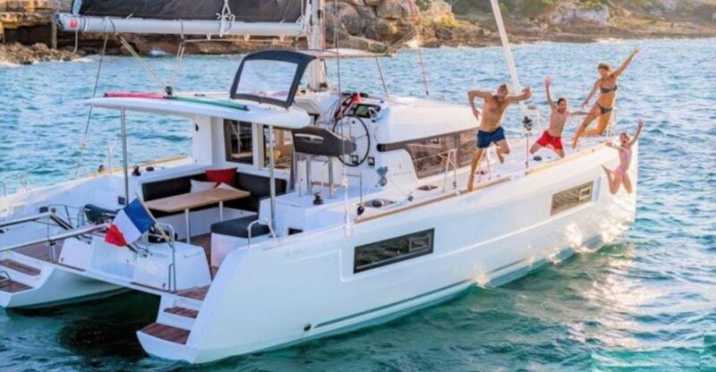 From Cannigione: Catamaran tour in La Maddalena Archipelago - From Cannigione: Catamaran Tour in La Maddalena Archipelago