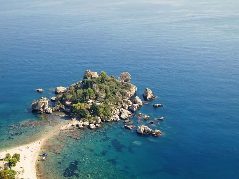 From Catania: Taormina, Isola bella & Castelmola tour - Key Points