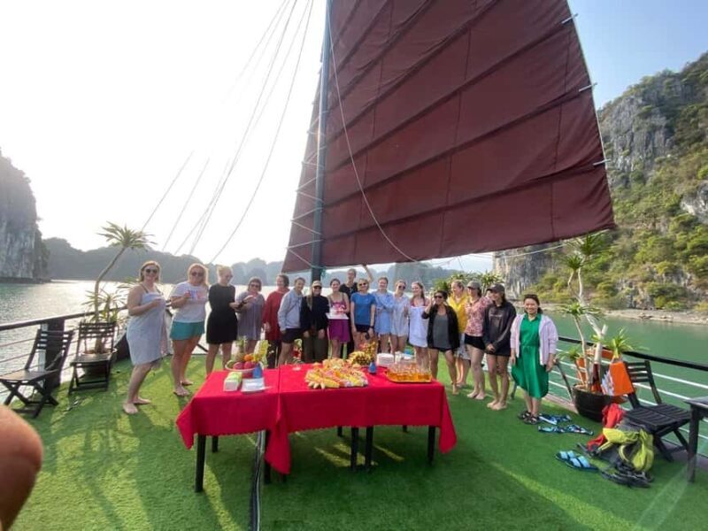 From Catba: Lan Ha Bay - Serenity Premium Cruise with Lunch - Key Points