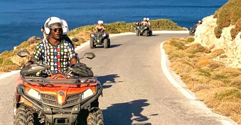 From Chania/Platanias: Quad safari with Hotel transfer - The Route: Mountains, Villages, and Gorgeous Views