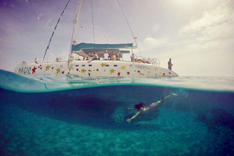 From Colònia de San Jordi : Catamaran Cruise to Es Trenc - An In-Depth Look at the Mallorca Catamaran Cruise