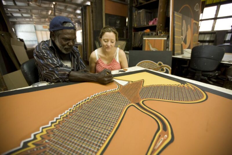 From Darwin: Tiwi By Design Tour by Ferry - The Art Workshop: Creating Your Keepsake