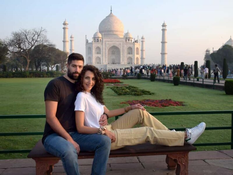 From Delhi: Overnight Agra Tour (Sunset & Sunrise Taj View) - Key Points