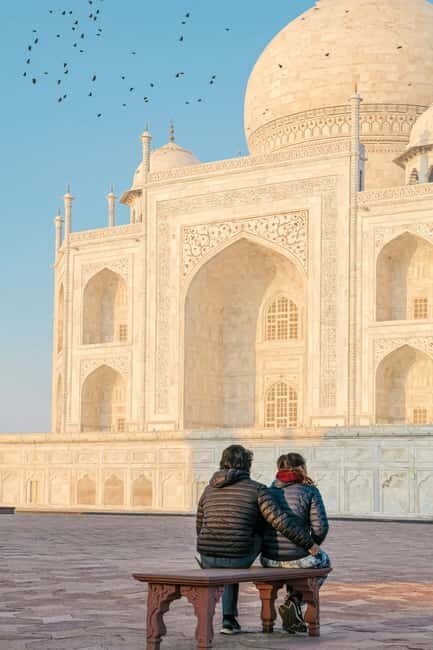 From Delhi: Sunrise Taj Mahal Tour with Lunch at 5 Star - Key Points