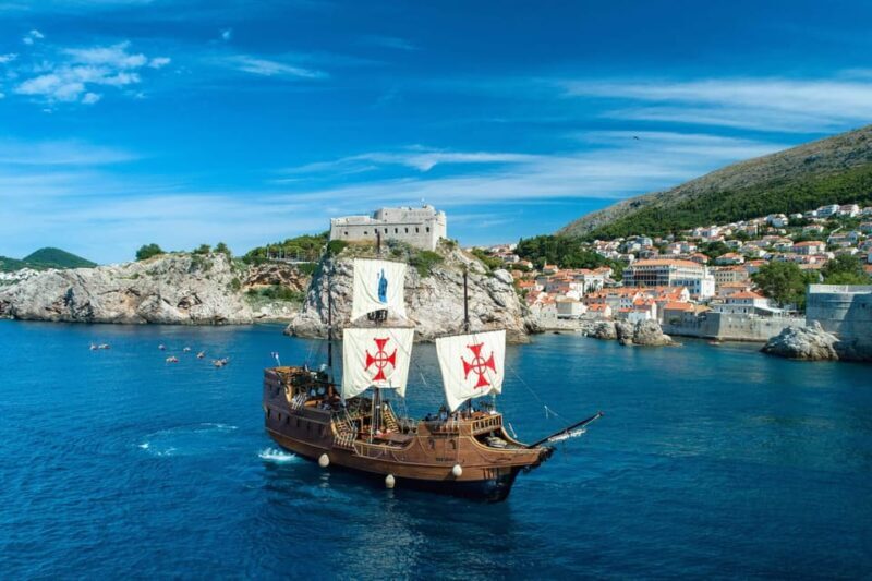 From Dubrovnik: Elaphiti Islands Galleon Cruise with Lunch - Key Points
