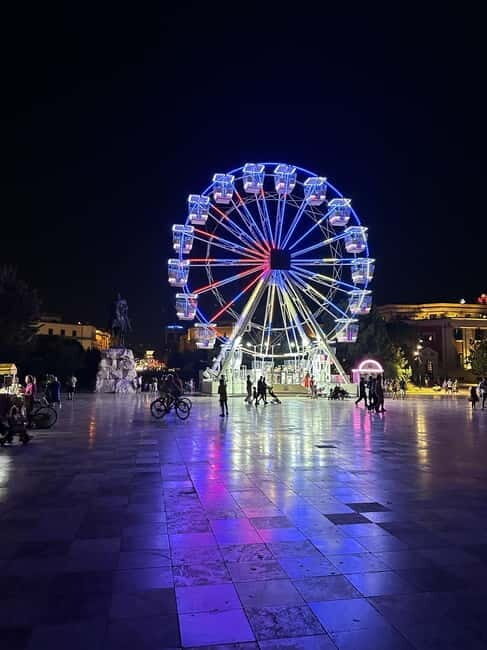 From Durres/Golem : Lights of Tirana by Night - An In-Depth Look at the Tour
