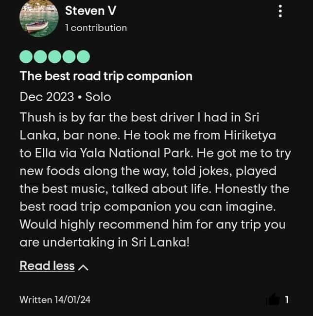 From Ella: Drop to Tangalle/Mirissa/Galle & Udawalawe Safari - Key Points