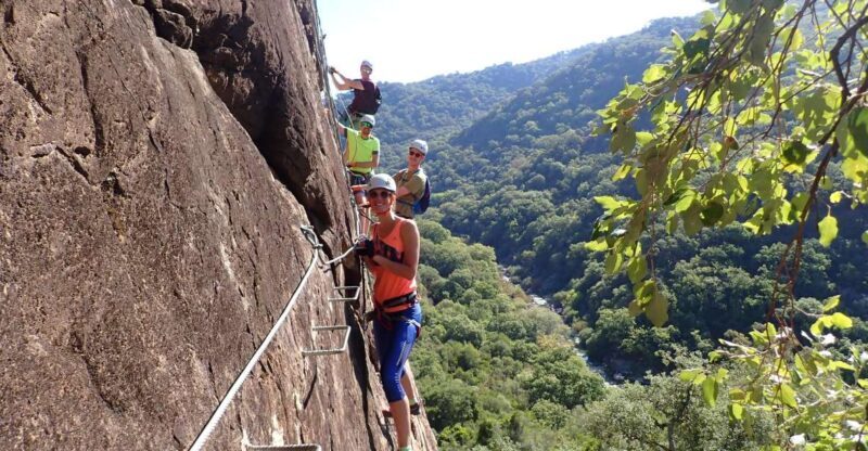 From Estepona: Vía ferrata El Caimán guided climbing tour - The Experience in Detail