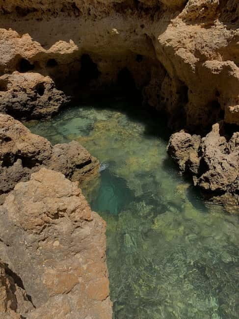 From Faro: Adventure Express Tour - Cliff Jump & Beach - Key Points