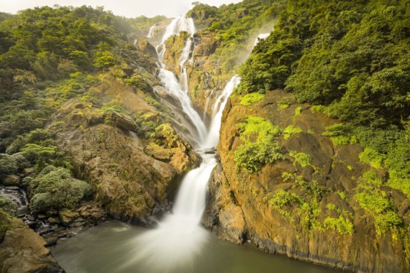 From Goa: Dudhsagar Waterfalls & Plantation Tour - Key Points