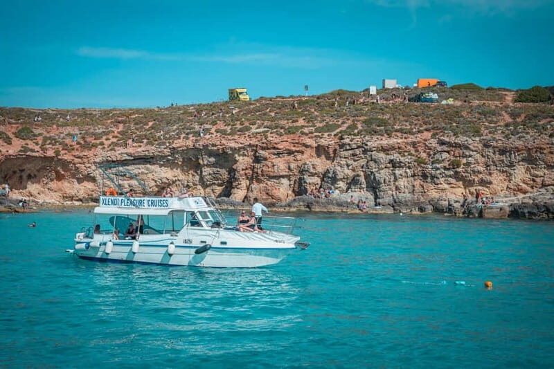 From Gozo:Around Comino, Blue Lagoon, Crystal Lagoon & Caves - A true gem for water lovers and scenery seekers