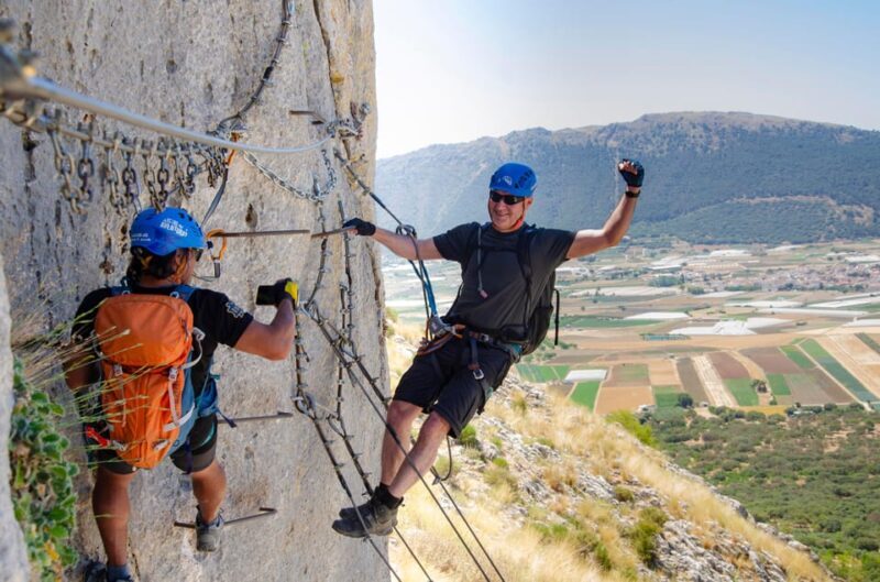 From Granada: Climb Zafarraya's 'Via Ferrata John Hogbin' - The Climb Begins: What to Expect on the Route