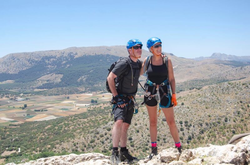 From Granada: Climb Zafarraya's 'Via Ferrata John Hogbin' - The Summit and Picnic Celebration