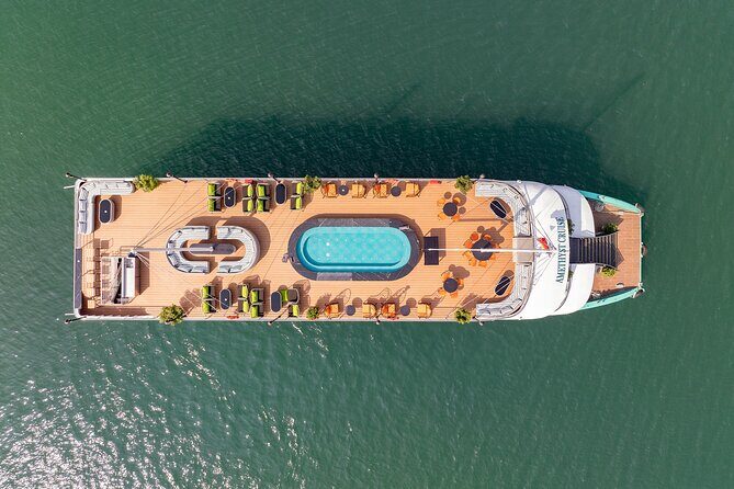 From Hanoi: 5-Star Amethyst Cruise Luxury Day Trip in Halong Bay - A Luxurious Day in Halong Bay: The Amethyst Cruise Experience