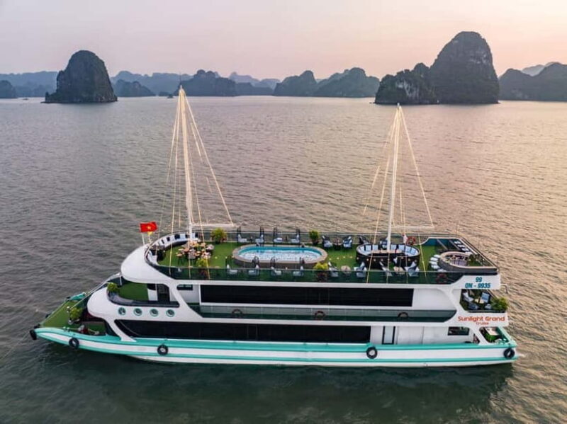 From Hanoi: Halong bay Luxury tour on 5 star cruise - Key Points