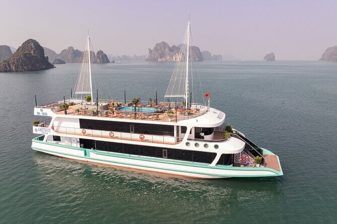 From Hanoi: Luxury Day Cruise Explore Halong Bay, Island, Caves - Key Points