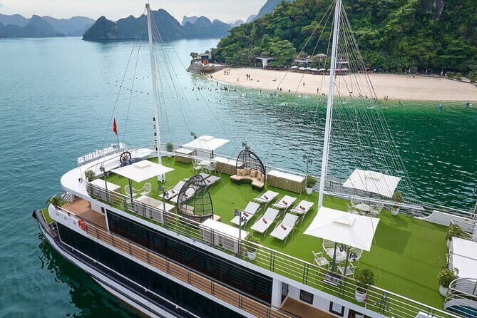 From Hanoi: Luxury Halong Bay Day Cruise with Buffet Lunch, Cave - The Scenic Cruise and Bay Highlights