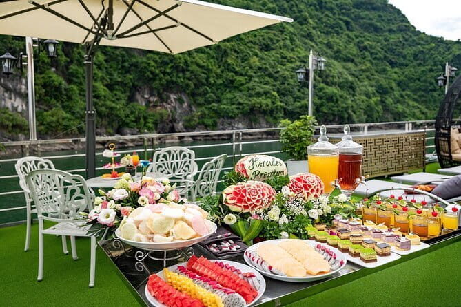 From Hanoi: Luxury Halong Hercules Premium Cruise, Buffet Lunch - Key Points