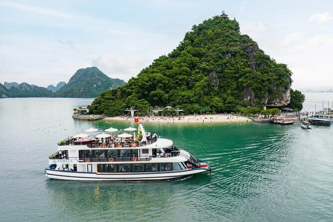 From Hanoi: Luxury Pamela 5-Star Day Cruise Explore Halong Bay - Key Points