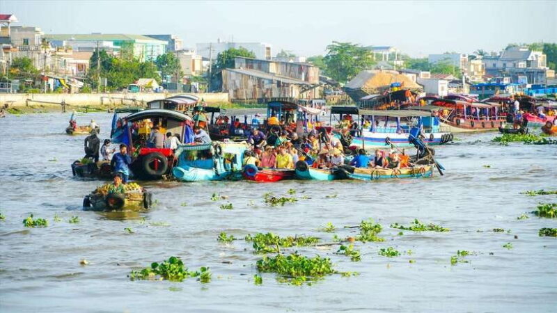 From HCM: Mekong Delta Floating Market 3days exit Phnom Penh - The Journey Begins: Day 1