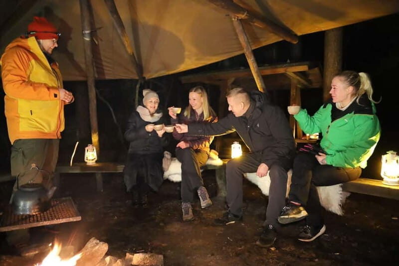 From Helsinki: Guided Forest Walk in the dark with campfire - Key Points