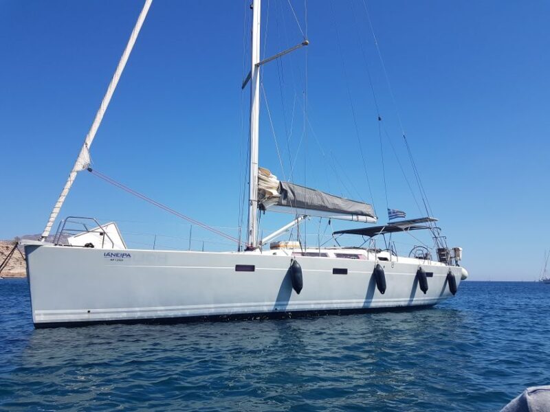 From Heraklion: Private Sailing Trip with our Hanse 470 - Exploring Dia Island