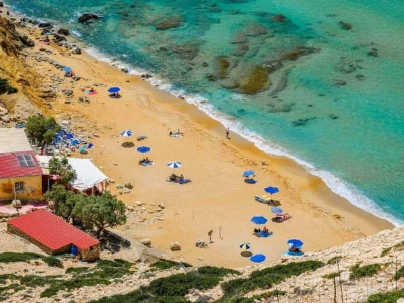 From Heraklion: Red Beach Tour with Hike, Pickup Included - Key Points