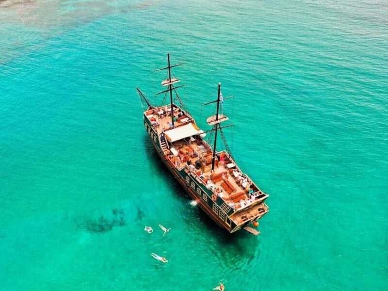 From Hersonissos: Half-Day Pirate Boat Trip with Lunch - Key Points